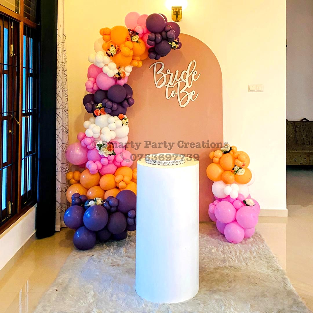 Bride to Be arch backdrop – Smarty Party Creations